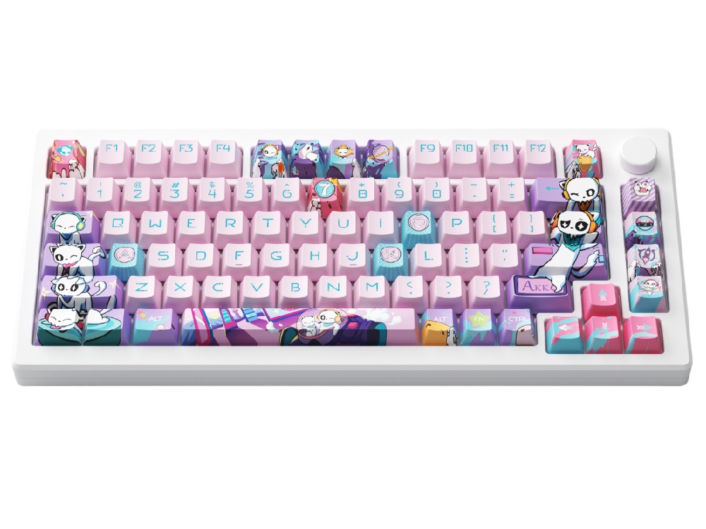 Akko 7th Anniversary MOD 007B HE PC Cream Yellow Magnetic Switch ...