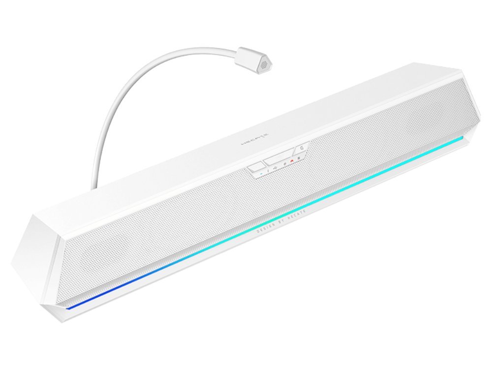 Edifier G1500 BAR 7.1 Surround RGB Gaming Speaker – White [G1500 BAR WHITE]