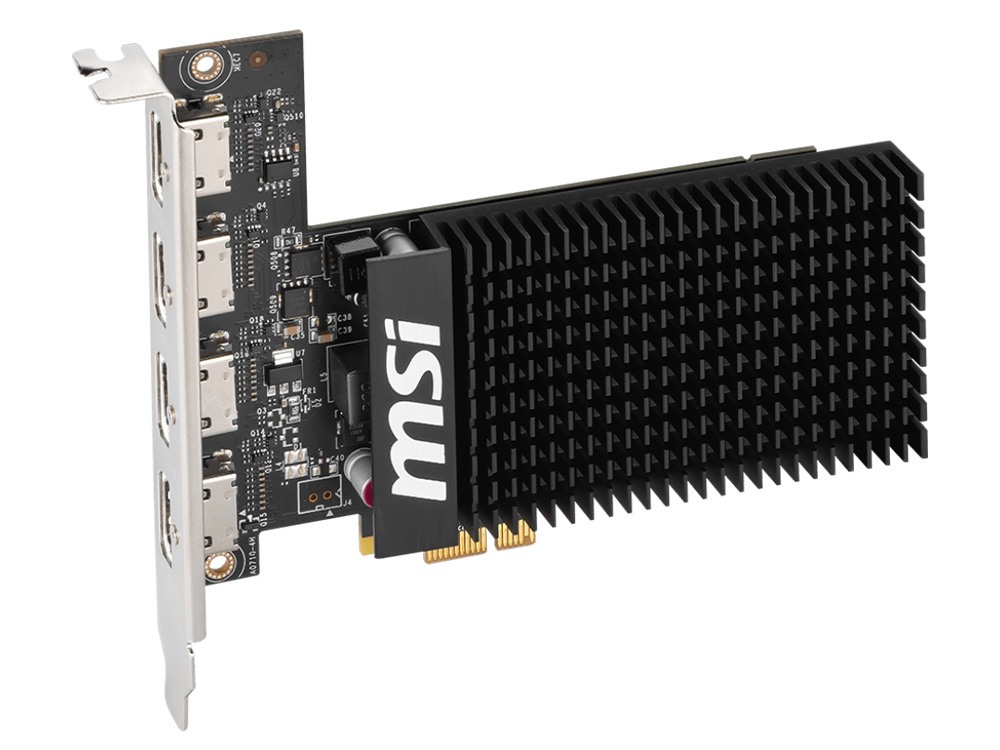 MSI GT 710 2GD3H 4HDMI 2GB Graphics Card [GT 710 2GD3H 4HDMI]