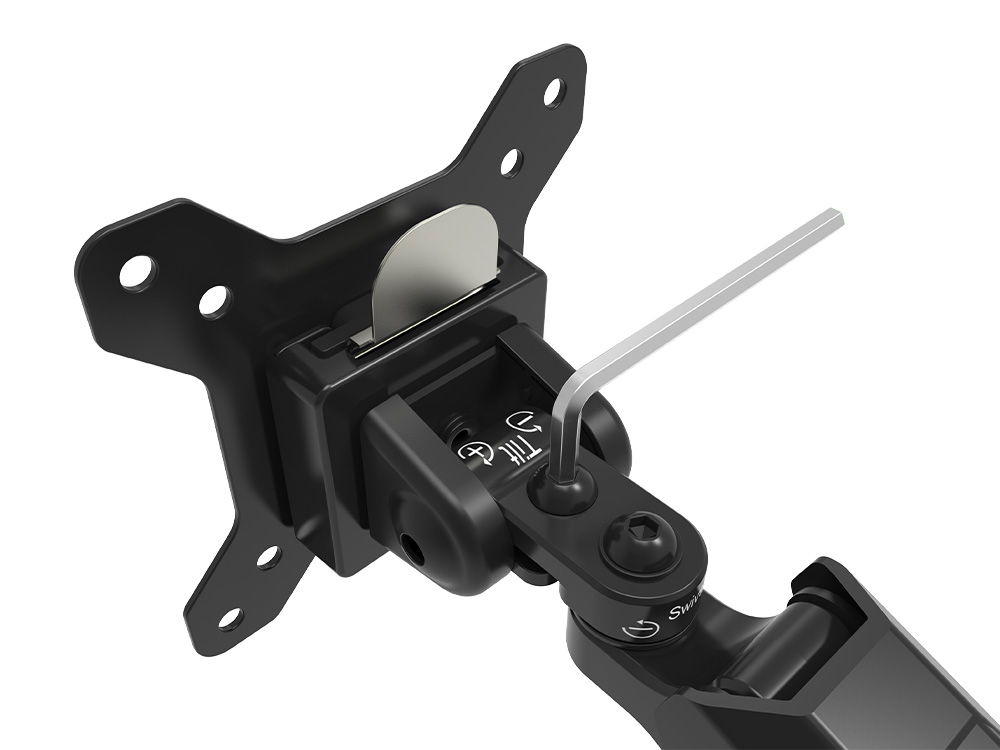 VisionMounts Height Adjustable Dual Monitor Stand [VM-GM224U]