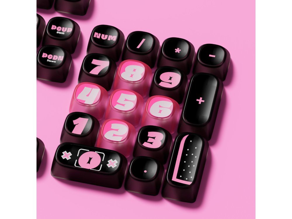 Akko Pink Phantom Keycap Set (139-key) [6925758630191]