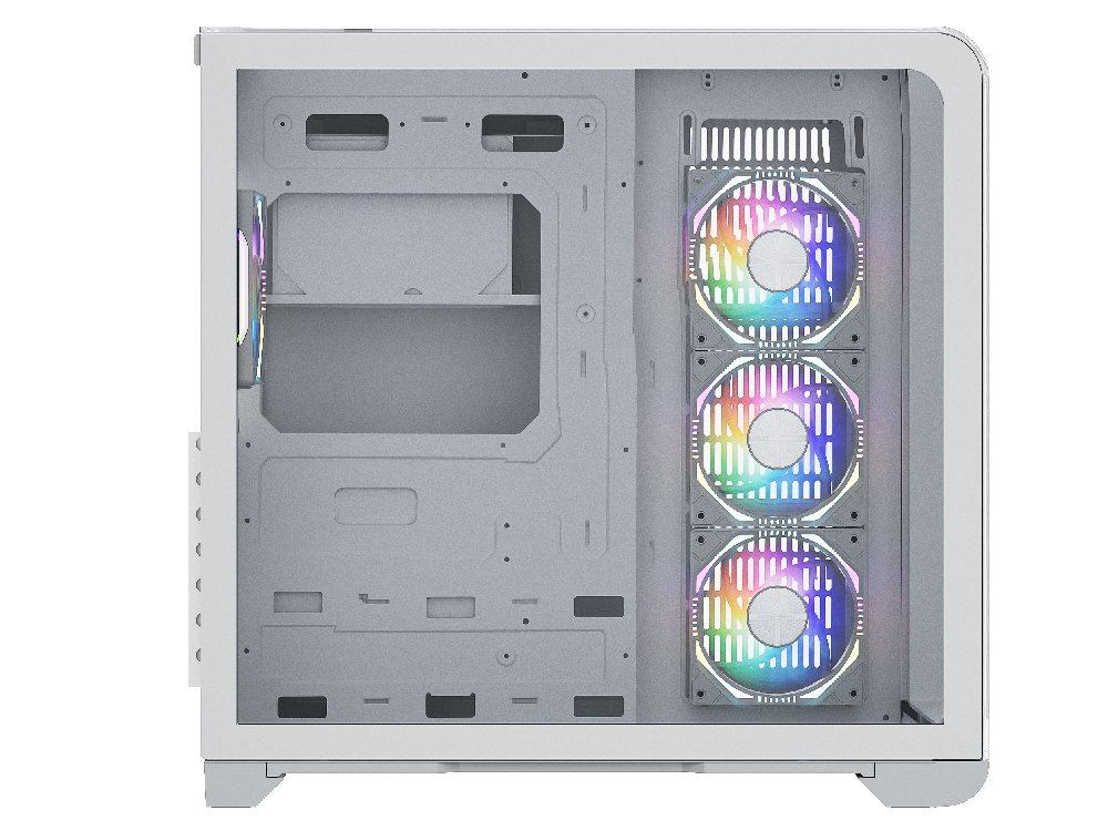 Karuza WT PLUS Mid-Tower ATX Gaming Case - White [STC-WT-PLUS-WHT]