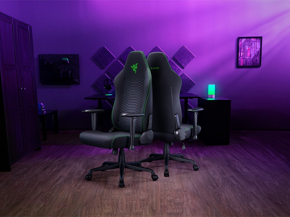 Razer Iskur V2 X Fabric Gaming Chair - Black [RZ38-05310100]