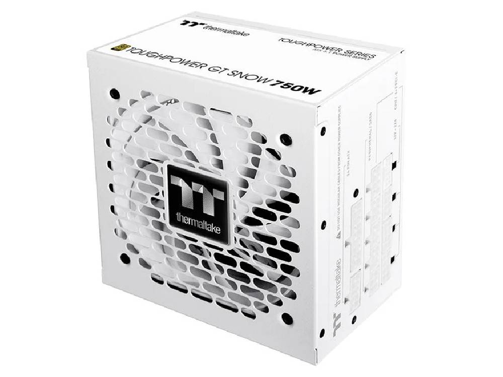Thermaltake Toughpower GT Snow 750W 80+ Gold PCIe Gen 5.1 ATX 3.0 Fully Modular Power Supply [PS ...