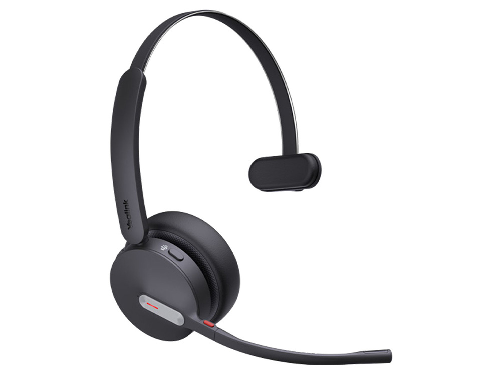 Yealink BH70 MS-Certified Mono Bluetooth Headset with USB-C/A Adapter ...