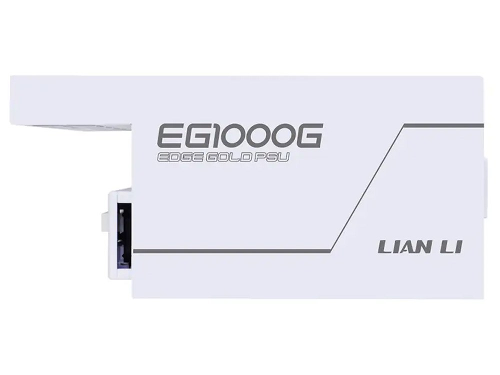 Lian Li Edge Gold 1000W 80+ Gold Modular ATX 3.1 Power Supply - White ...