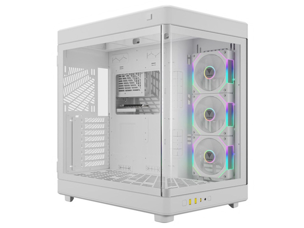 Gamdias Neso P1 Pro Tempered Glass Full-Tower Case - White [CASENESOP1PWH]