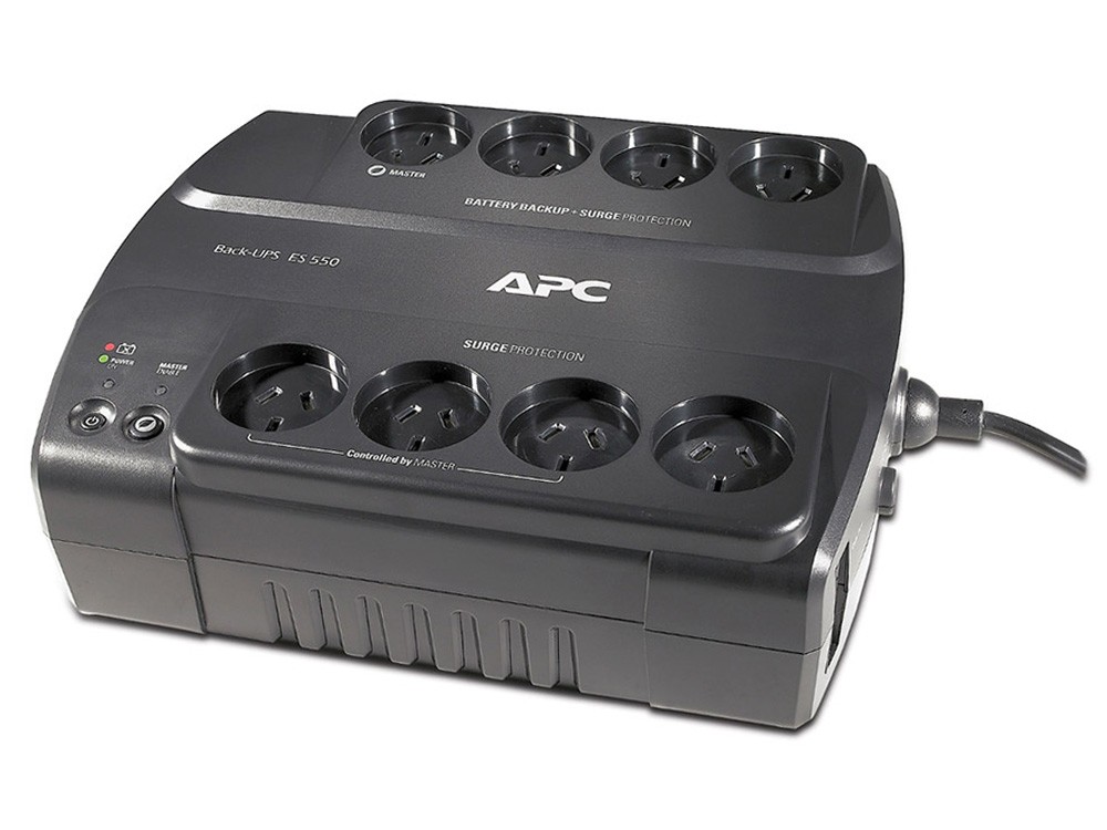 APC BE550G-AZ 550VA/330W 8 x Aus Outlets Battery Backup & Surge ...