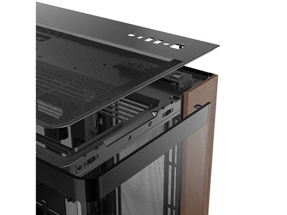 Antec C8 Curve Wood Tempered Glass Full-Tower Case - Black [C8 Curve Wood]