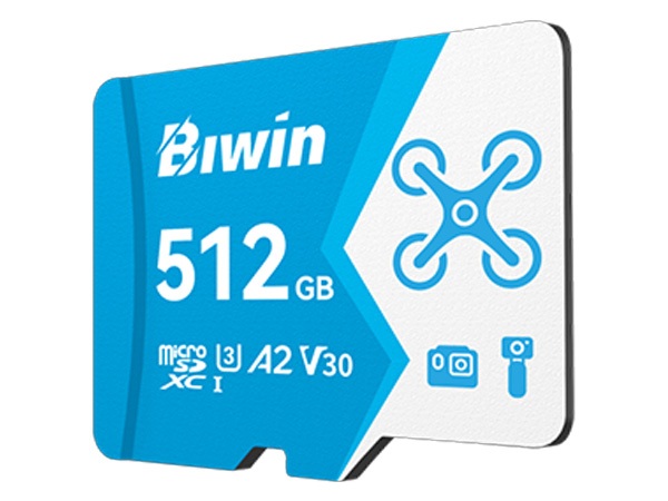 Biwin MS160 512GB UHS-I U3 V30 microSD Card [BIW-MS160-512G]
