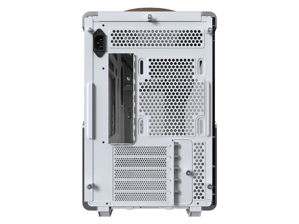 Montech Heritage Leather & Metal Micro-ATX Case - White [Heritage (W)]