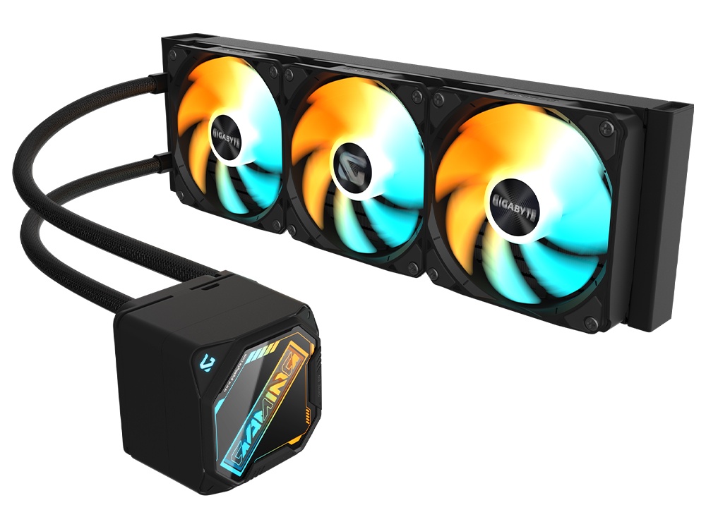 Gigabyte Gaming 360mm ARGB All-in-one Liquid CPU Cooler - Black [GP ...