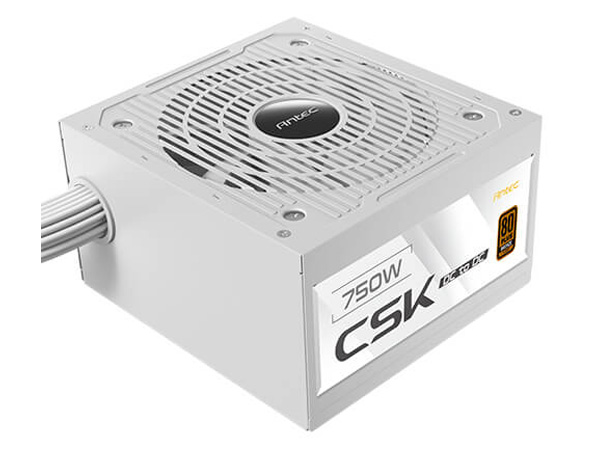 Antec CSK DC 750W 80+ Bronze PCIE 5.1 Power Supply - White [CSK750DC WHITE]