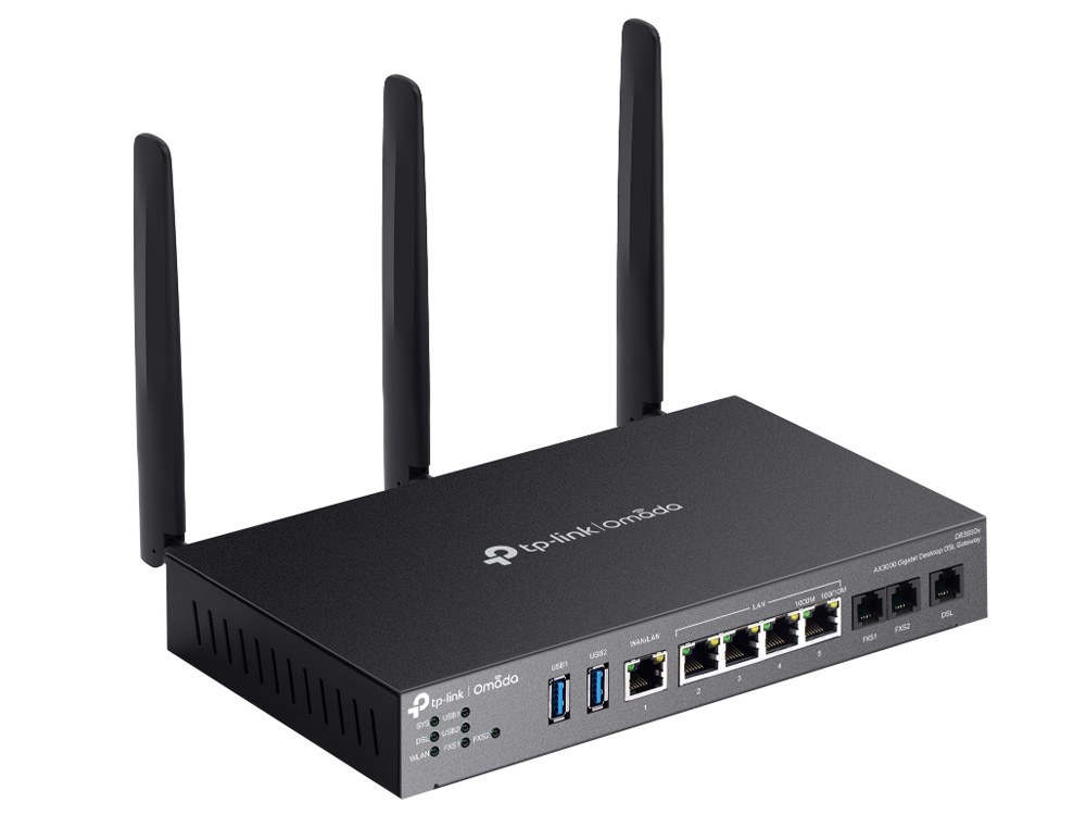 TP-Link DR3650v Omada AX3000 Wi-Fi 6 Gigabit Desktop DSL Gateway [DR3650v]
