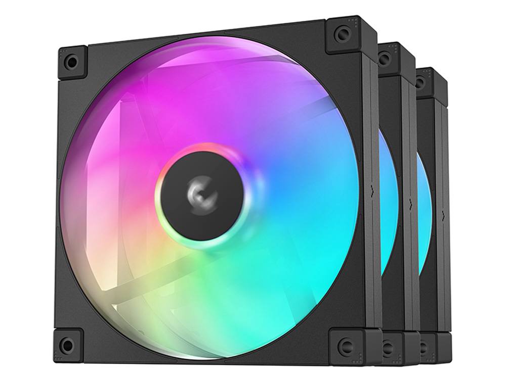 DeepCool FD14 ARGB-3 IN 1 Performance 140mm Fans - Black (3-Pack) [R ...