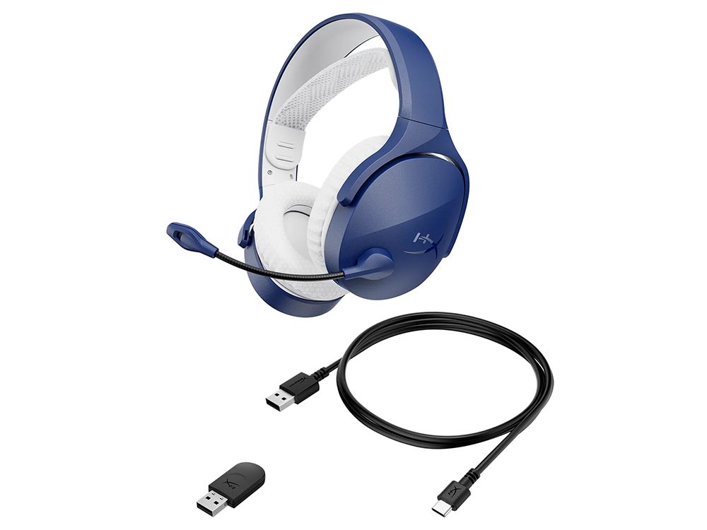 HyperX Cloud Jet Dual Wireless Gaming Headset - Light Blue [AM7A0AA]