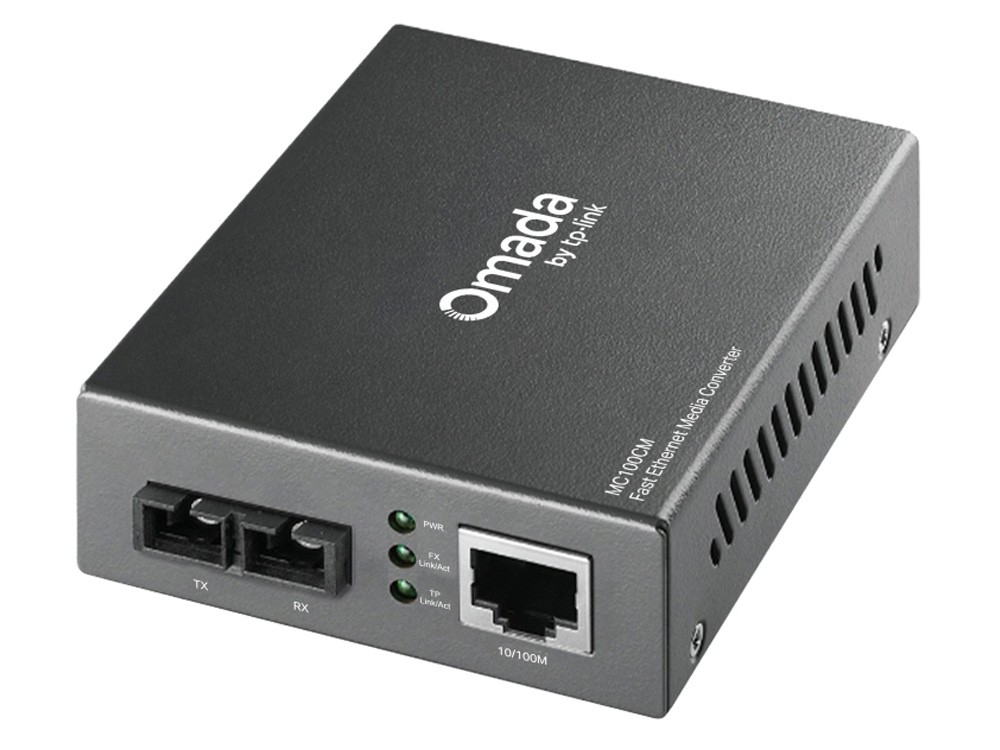 TP-Link MC100CM Omada 10/100Mbps Multi-Mode Media Converter [MC100CM]