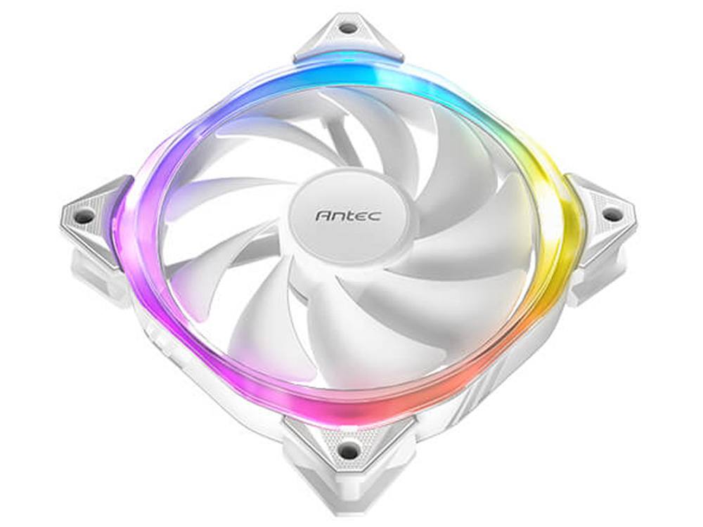 Antec Fusion 120mm ARGB Fans with ARGB Controller - White (5-Pack) [CAA ...