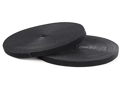 Startech 30.5m Hook and Loop Cable Management Roll - Black [HKLP100]