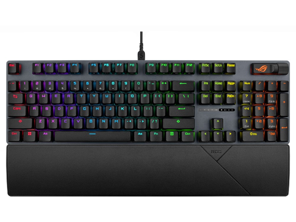 ASUS ROG Strix Scope II X Wired PBT Storm Switch Gaming Keyboard [ROG ...