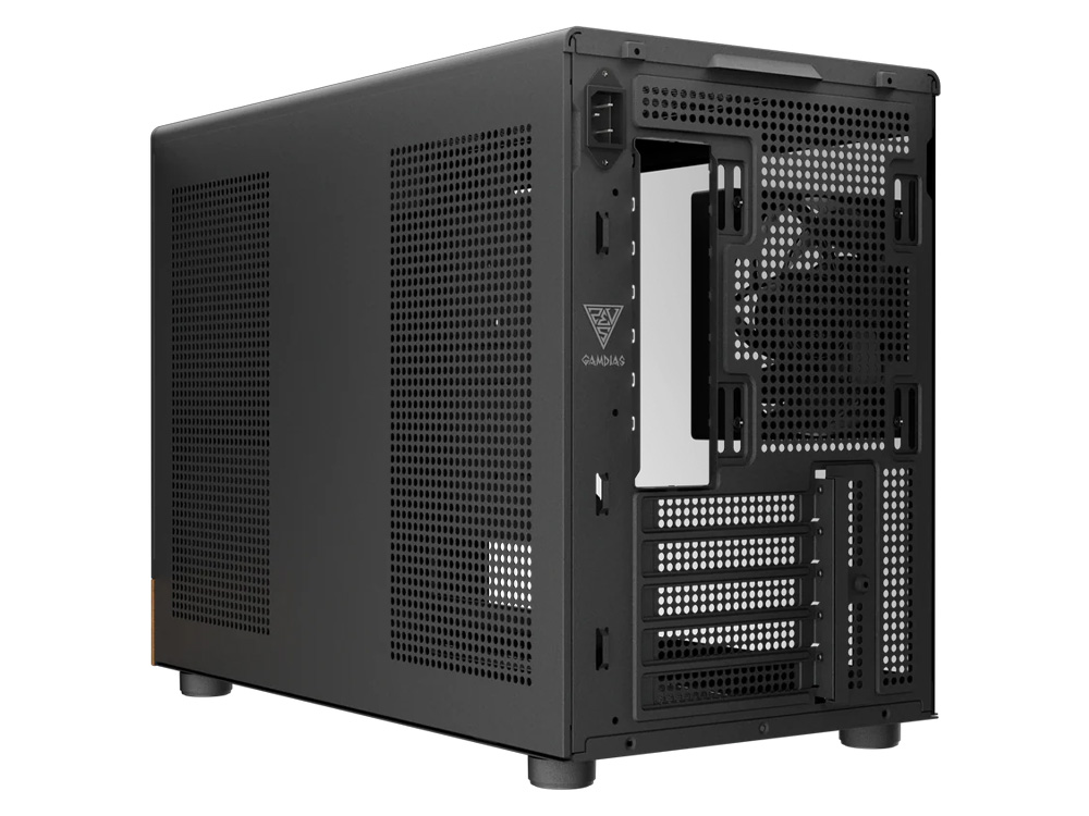 Gamdias ATHENA M4M Wood Tempered Glass Micro-ATX PC Case [CASEGDAM4MWD]