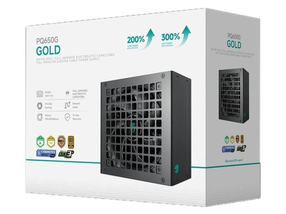 Deepcool PQ850G 850W 80+ Gold Fully Modular ATX 3.1 Power Supply ...