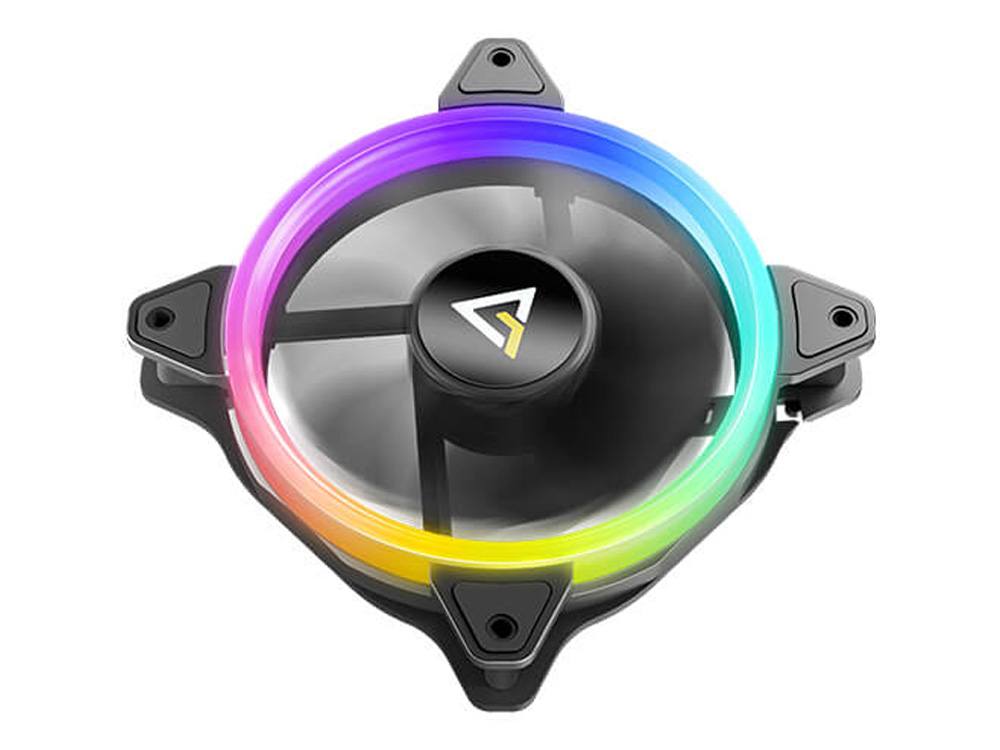 Antec Neon 12 ARGB PWM 120mm Case Fan with ARGB Controller (3-Pack ...
