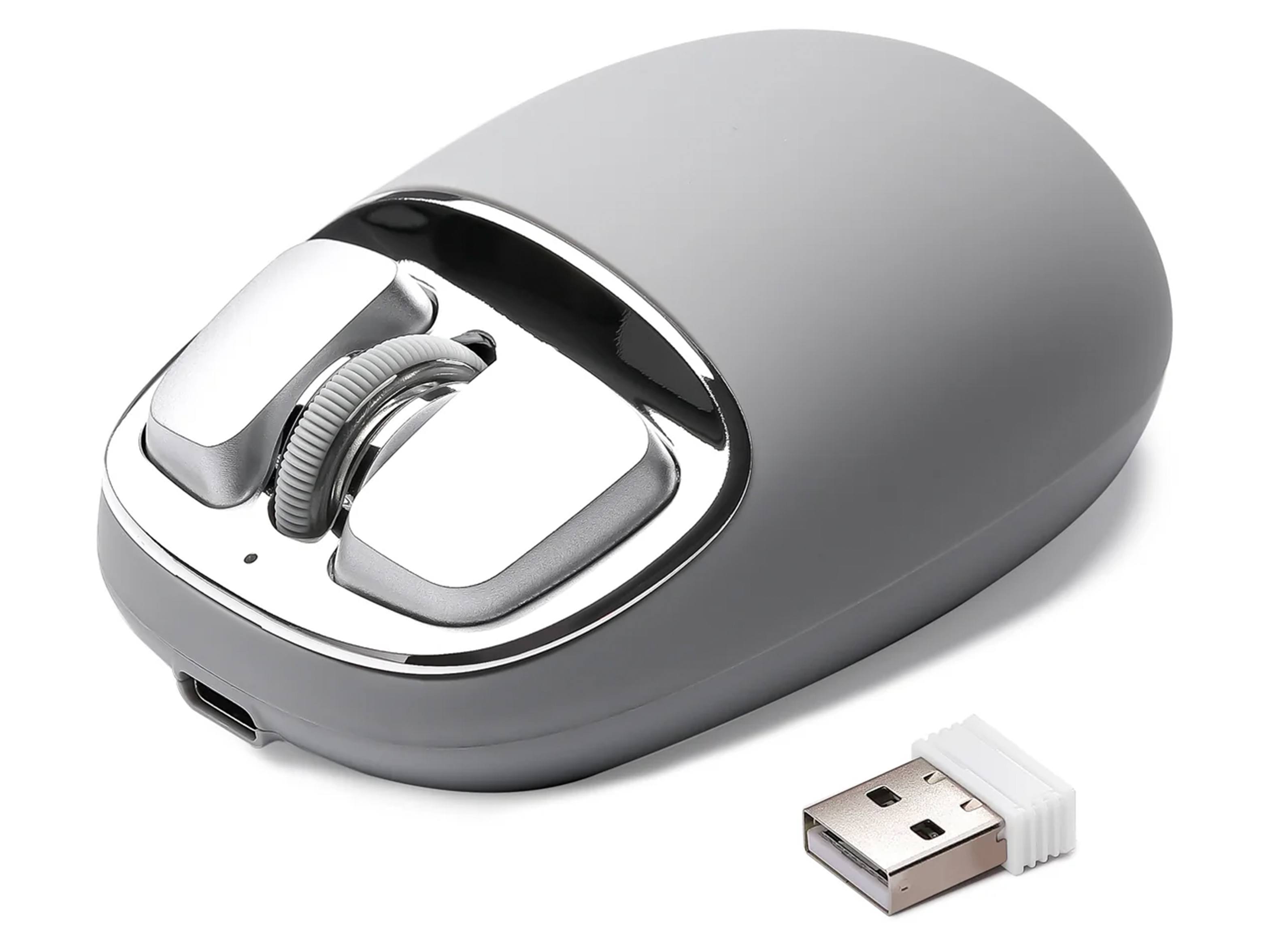 YUNZII C1 Silicone Tri-Mode Wireless Custom Mouse - Gray [MSYZC1GY]