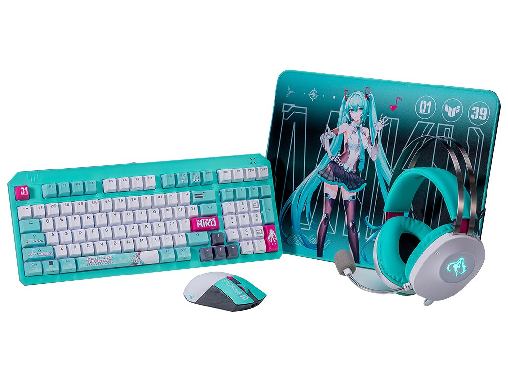 ASUS TUF Hatsune Miku Peripheral Bundle Pack [ASUS TUF Hatsune Miku ...