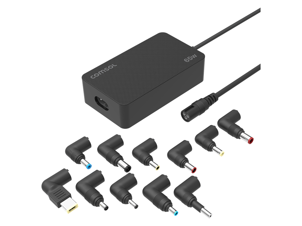 Comsol 65W Universal Laptop Charger - 11 Tips [DC65CAB]