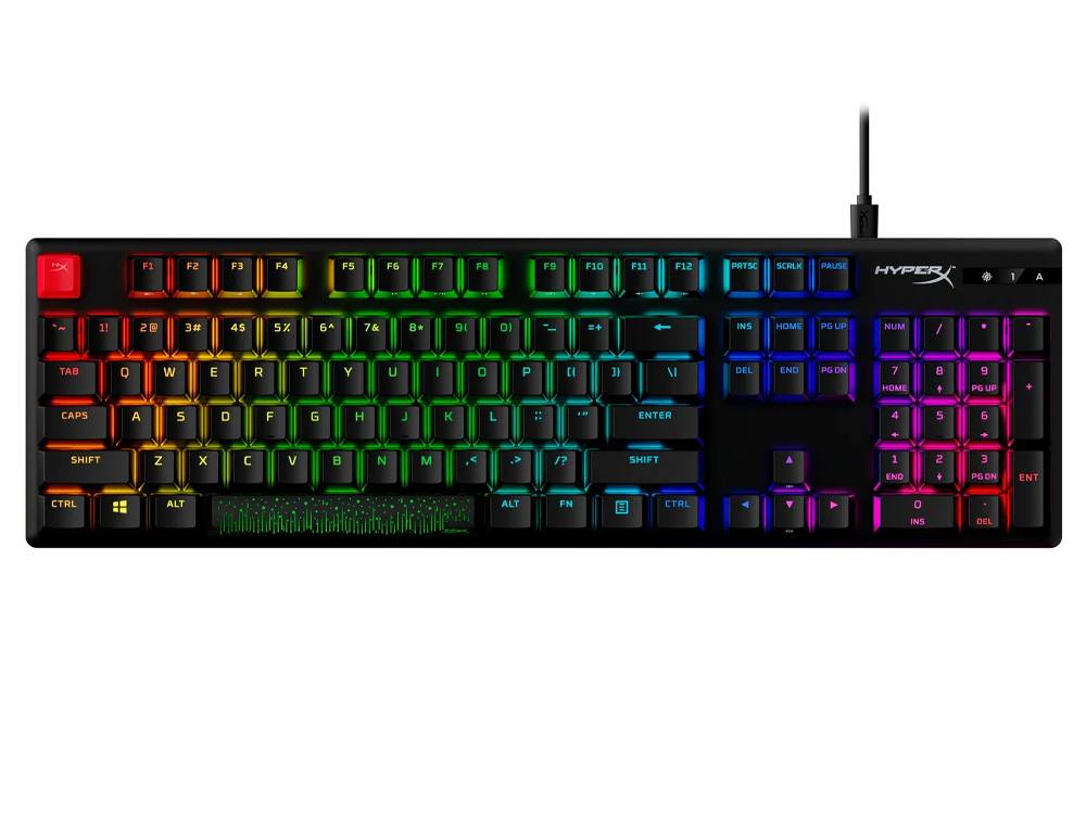 Open Box - HyperX Alloy Origins PBT Red Switch Mechanical Gaming ...