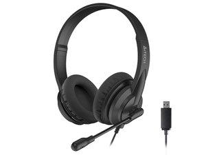 A4Tech Stereo USB Headset - Black [HU-10 Black]