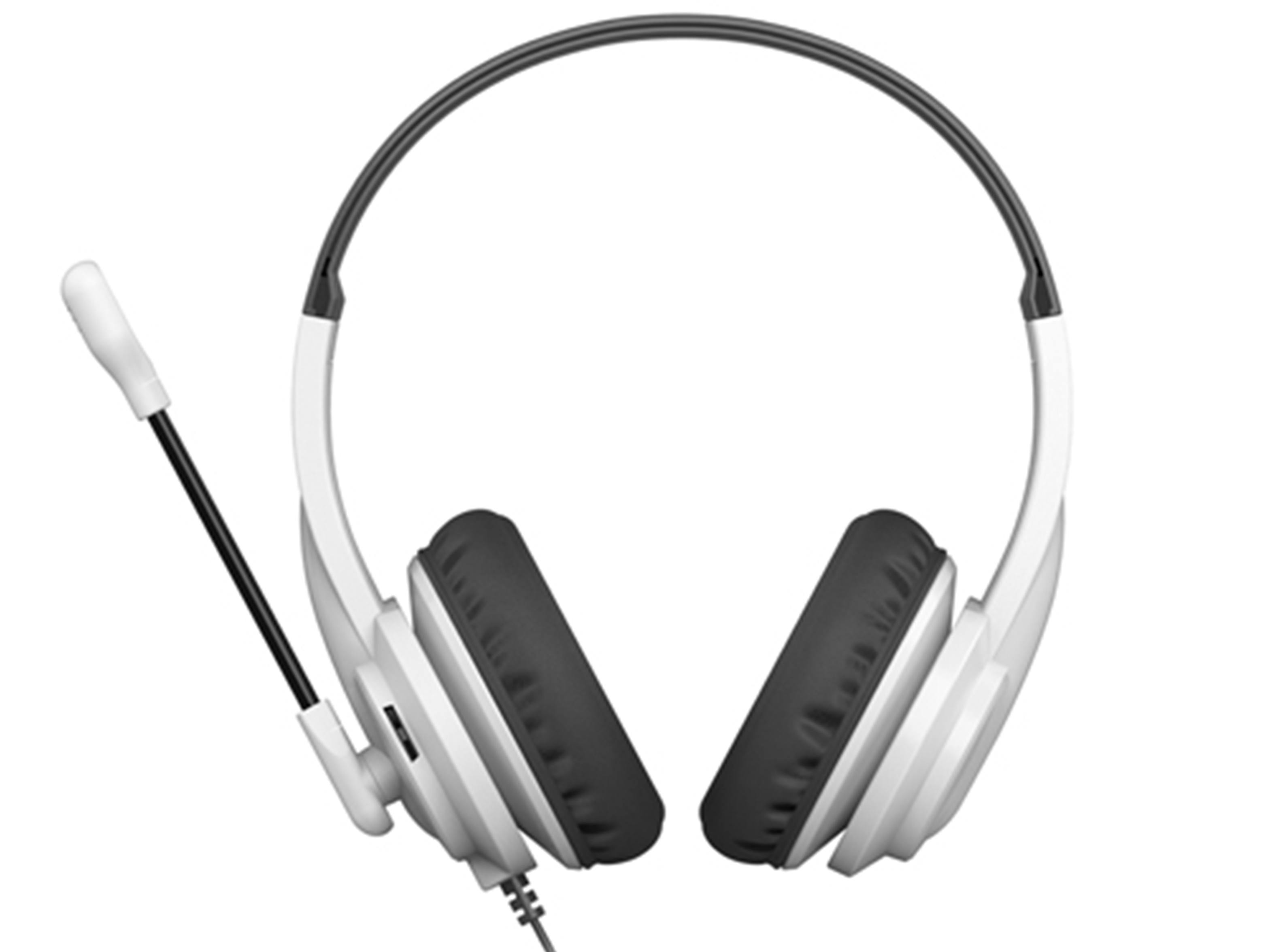 A4Tech Stereo USB Headset - Black & White [HU-10 Black+White]