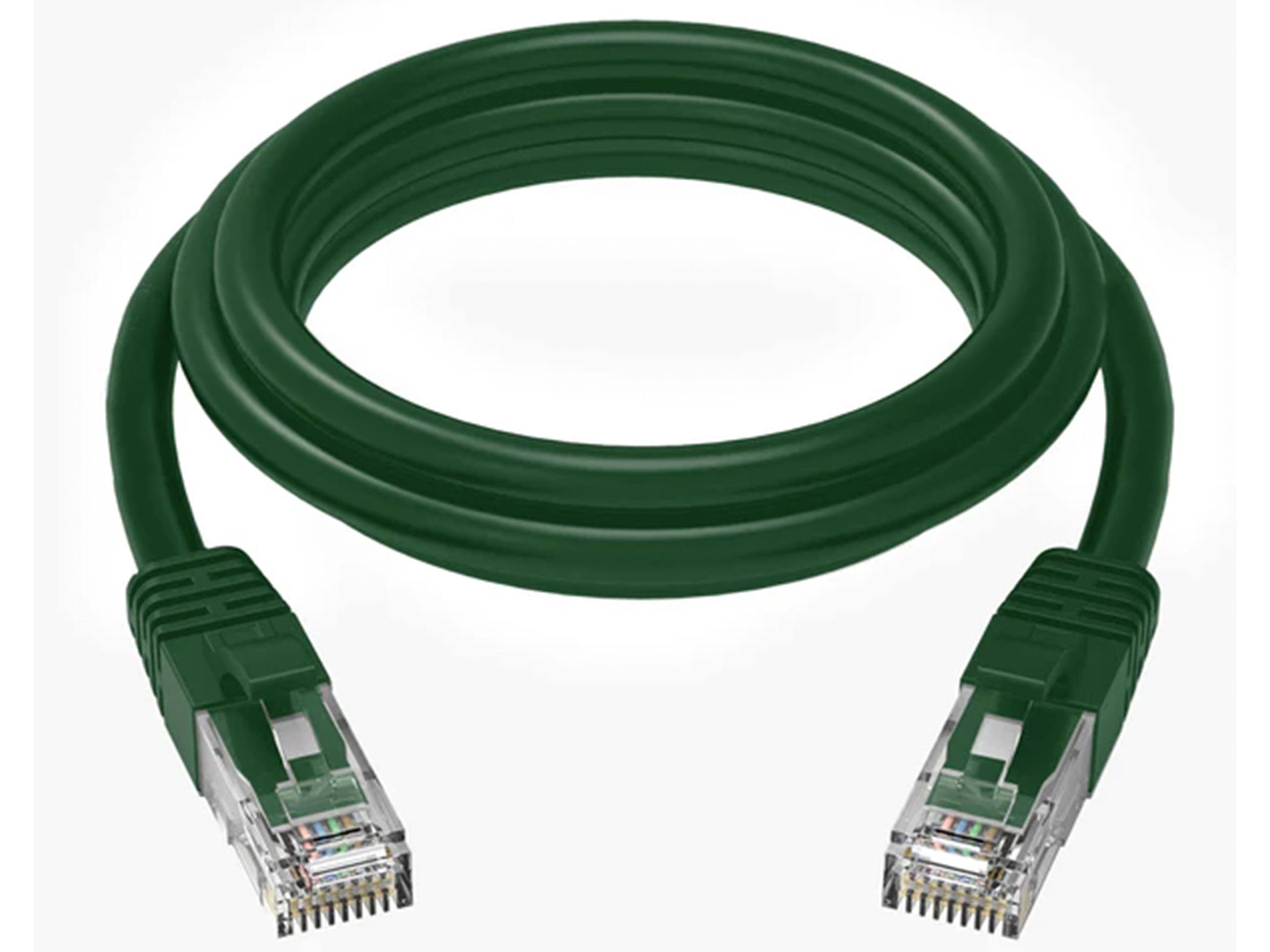 Cruxtec 20m CAT6 UTP 10GbE Ethernet Cable - Dark Green [RC6-200-DG]