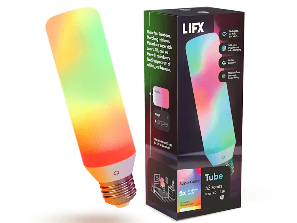 LIFX T10 Polychrome Glass Tube [LFX/T10L/OP/AU]