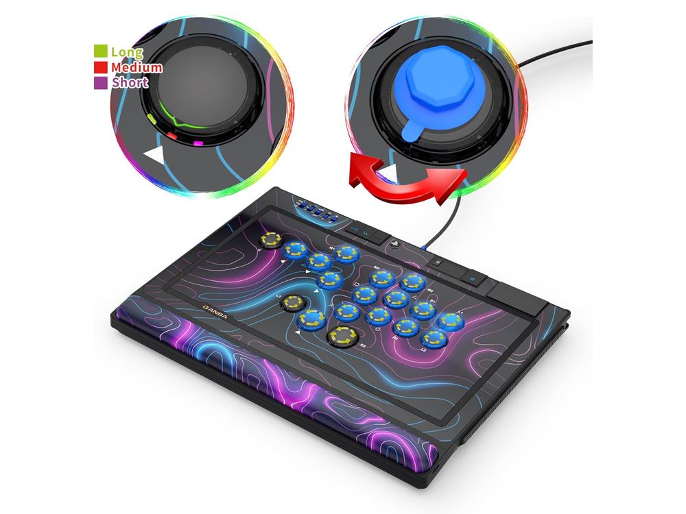 Qanba SAPPHIRE S1 Leverless Arcade Controller for PS5/PS4/PC [QGSAC]